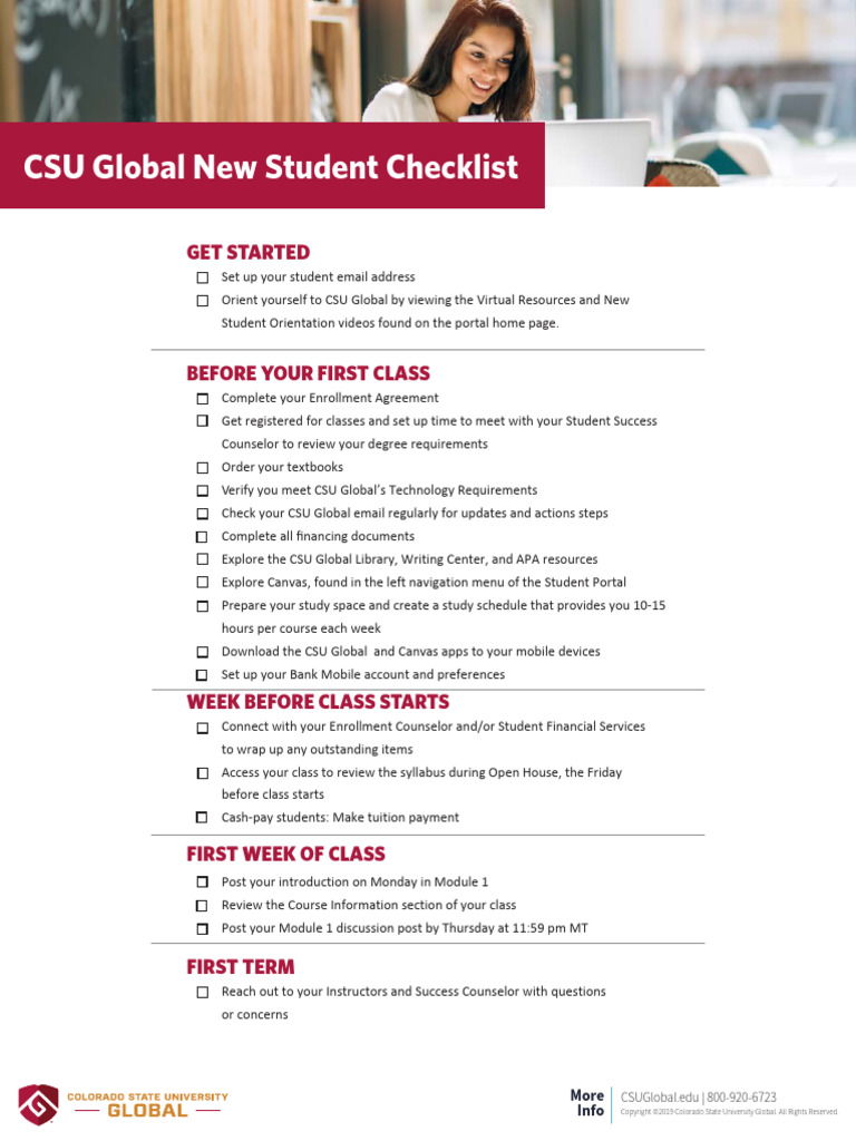 New - Student - Checklist 1 | PDF | Business