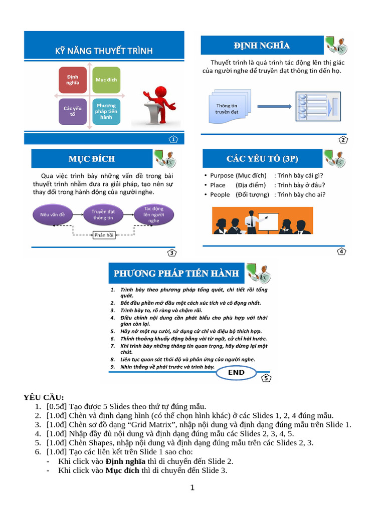 Bai Tap Powerpoint 4 | PDF