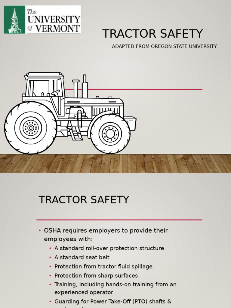 Tractor Safety Oct2019 | PDF | Tractor | Vehicles
