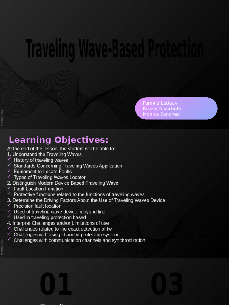 Traveling Wave Based Protection Final 2 | PDF | Waves | Electromagnetism