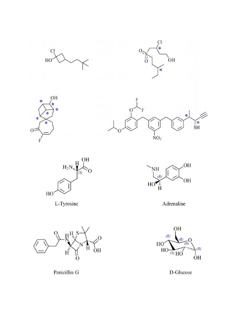 Chirality Practice Problems Answer Key | PDF | Chirality (Chemistry ...