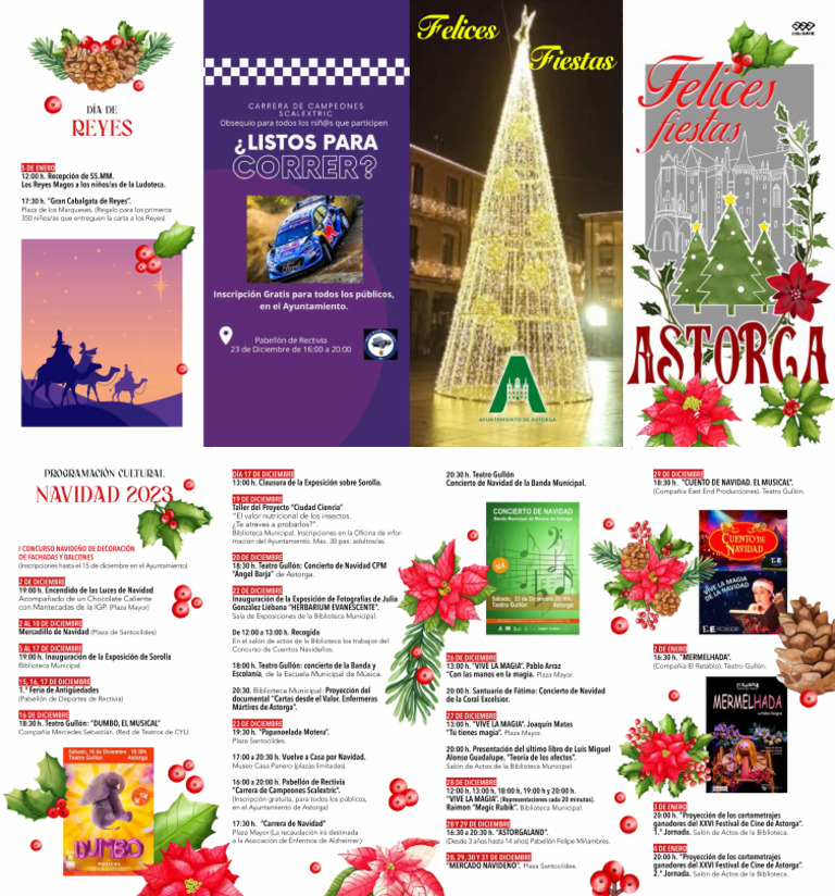 Astorga Programa Navidad 2023 | PDF