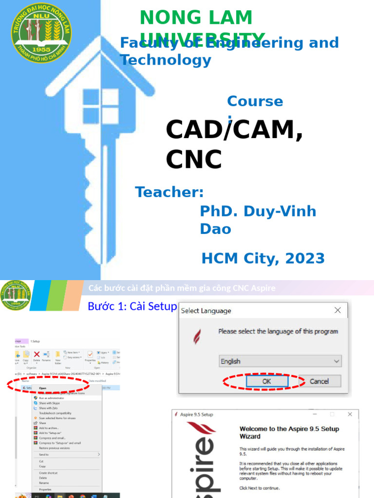 Cac Buoc Cai Aspire Lap Trinh CNC | PDF