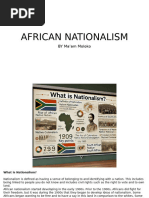 Afrikaner Nationalism 1 (Gr.11 History) | PDF | South Africa