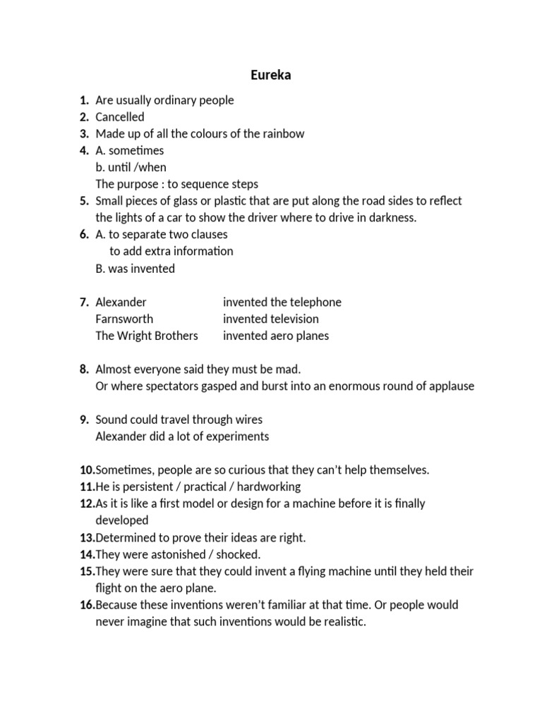 Eureka | PDF