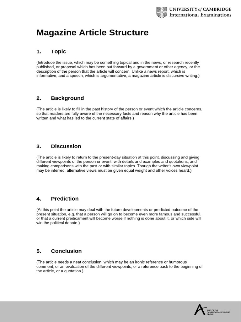 Handout - Magazine Article | PDF | Politics | History