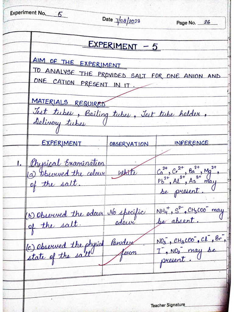 Lead Nitrate Experiment Pdf