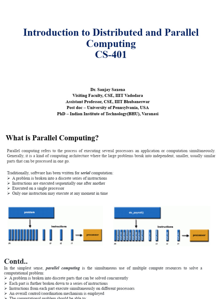 Lecture 4 | PDF | Parallel Computing | Central Processing Unit