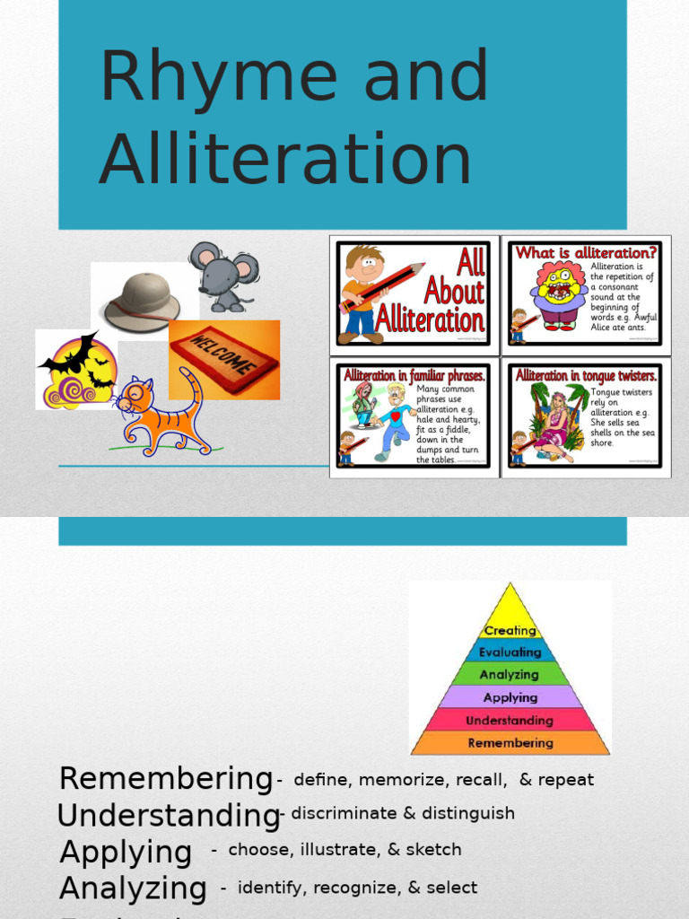 Rhyme and Alliteration | PDF
