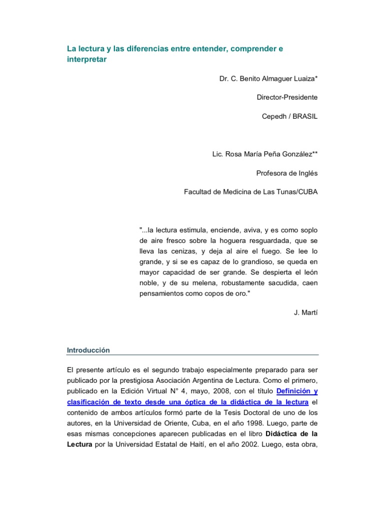 Documento Corrupto: Texto Ininteligible | PDF | Lectura (proceso) | Comprensión