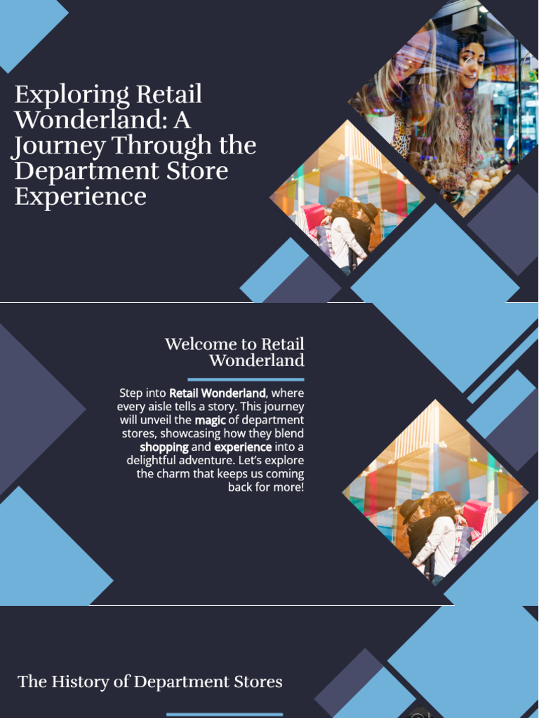 Slidesgo Exploring Retail Wonderland A Journey Through The Department ...