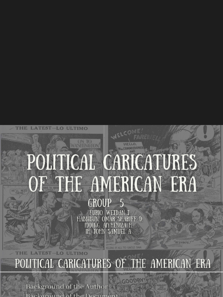Political-caricatures-of-the-American-Era | PDF | Philippines