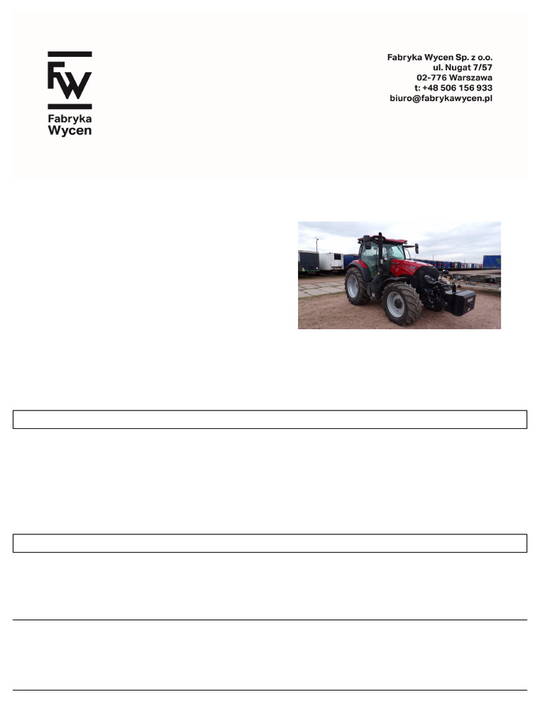 Case Ih Maxxum 125 Zalacznik 55693 Zalacznik 55693 | PDF