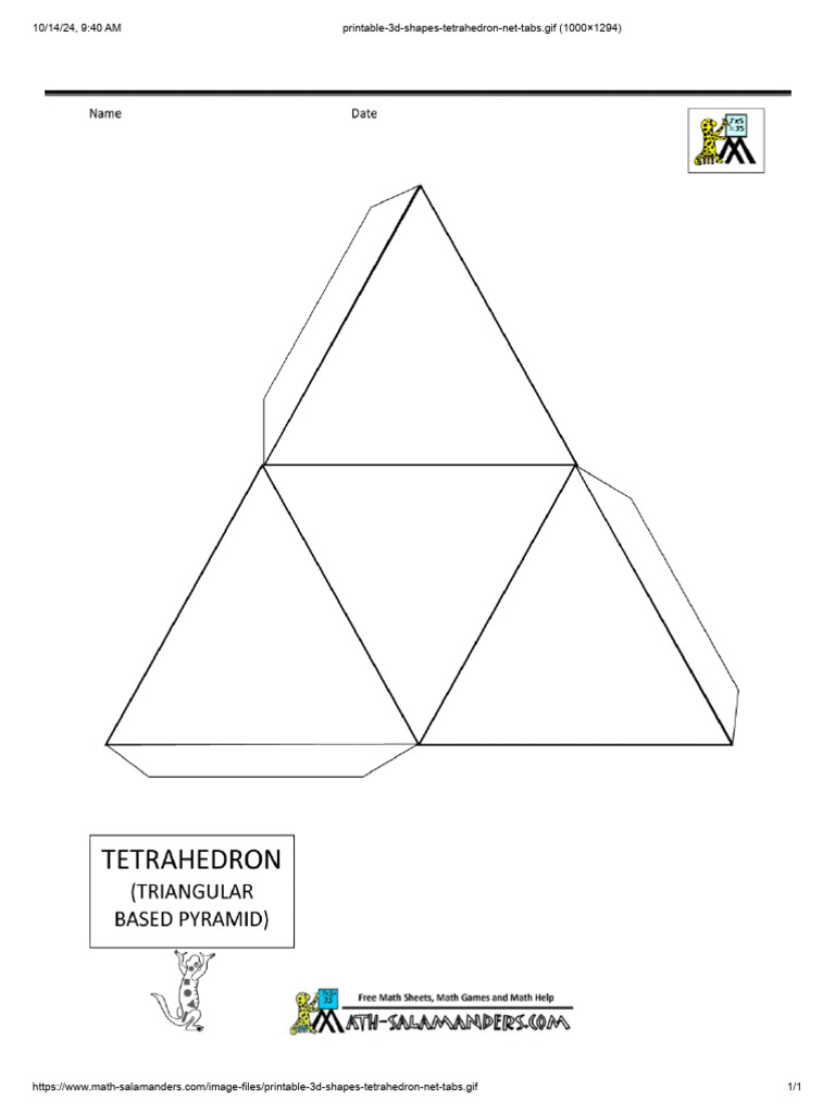 printable-3d-shapes-tetrahedron-net-tabs | PDF