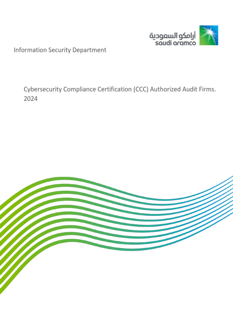 Cybersecurity Compliance Certificate CCC Audit Firms | PDF