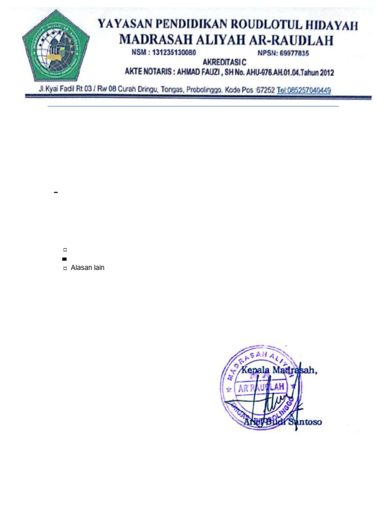 Permohonan Pembatalan Kelulusan EMIS | PDF