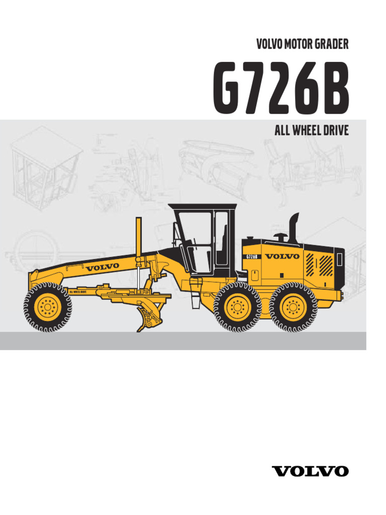 Volvo Motor Grader | PDF | Horsepower | Steering