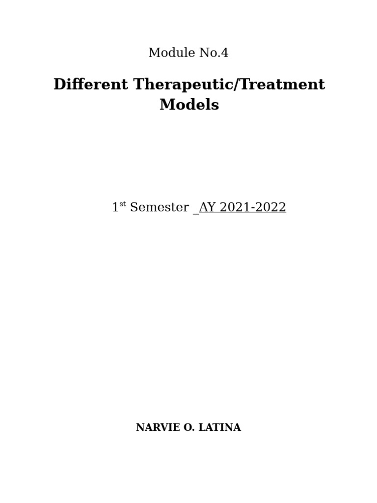 Therapeutic Community Modality Overview | PDF | Prison | Rehabilitation ...
