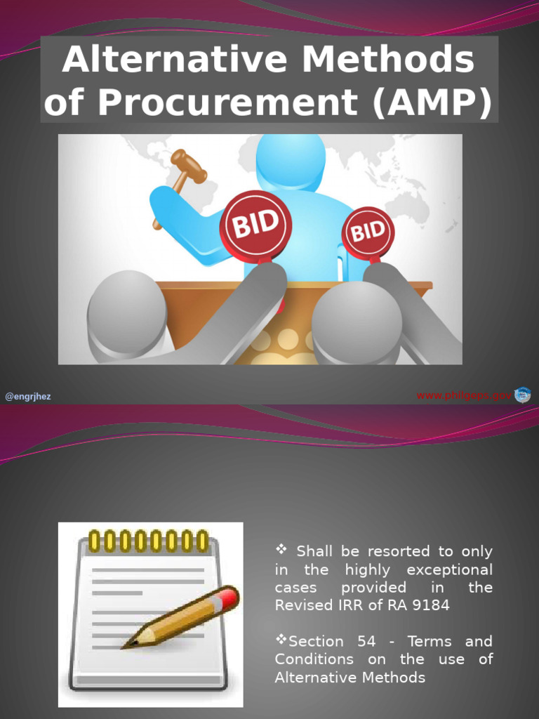 Alternative Procurement Methods Guide | PDF