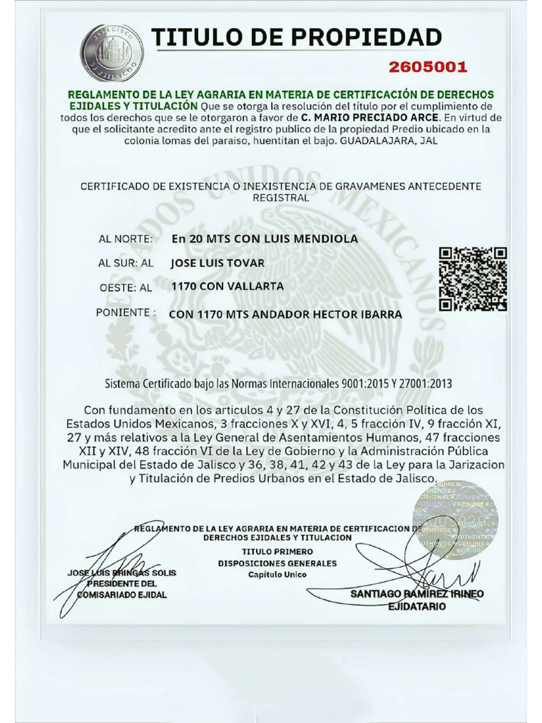 Titulo Propiedad | PDF