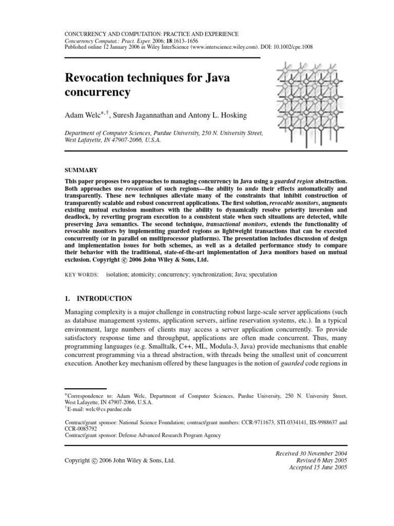 Welc 2006 | PDF | Thread (Computing) | Compiler