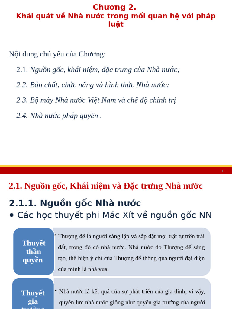Chuong 2-Nhung Van Đe Co Ban Ve Nha Nuoc .3m | PDF