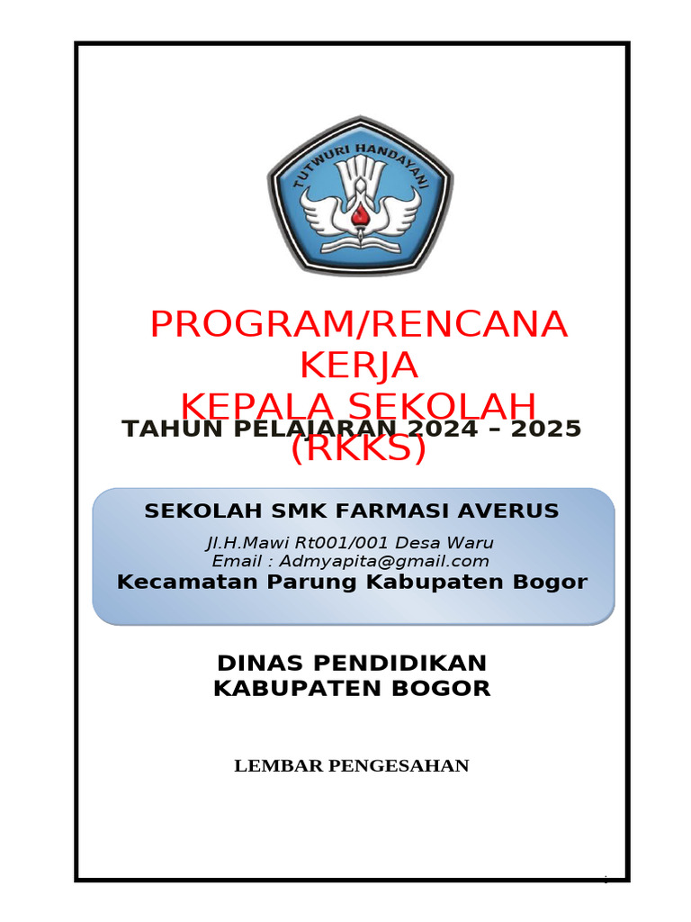 Program Kerja Tahunan | PDF
