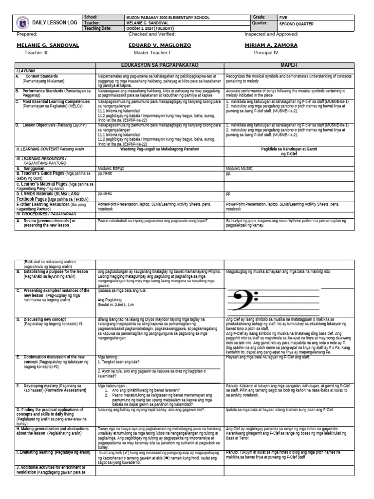 DLL, q2W1 Day2 | PDF