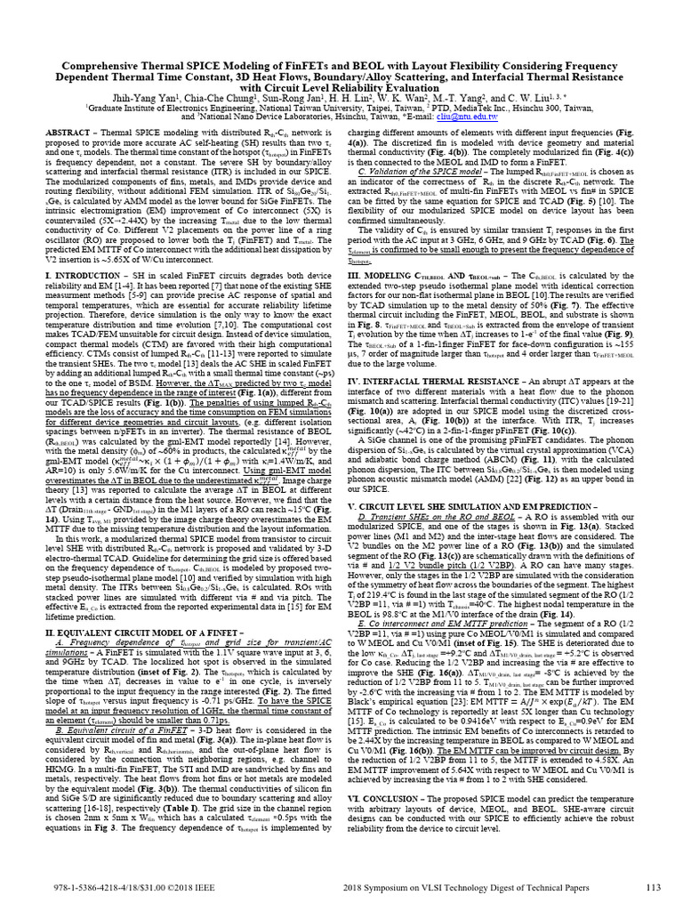 Jhih-Yang Yan, Chia-Che Chung, Sun-Rong Jan, H. H. Lin, W. K. Wan, M.-T ...