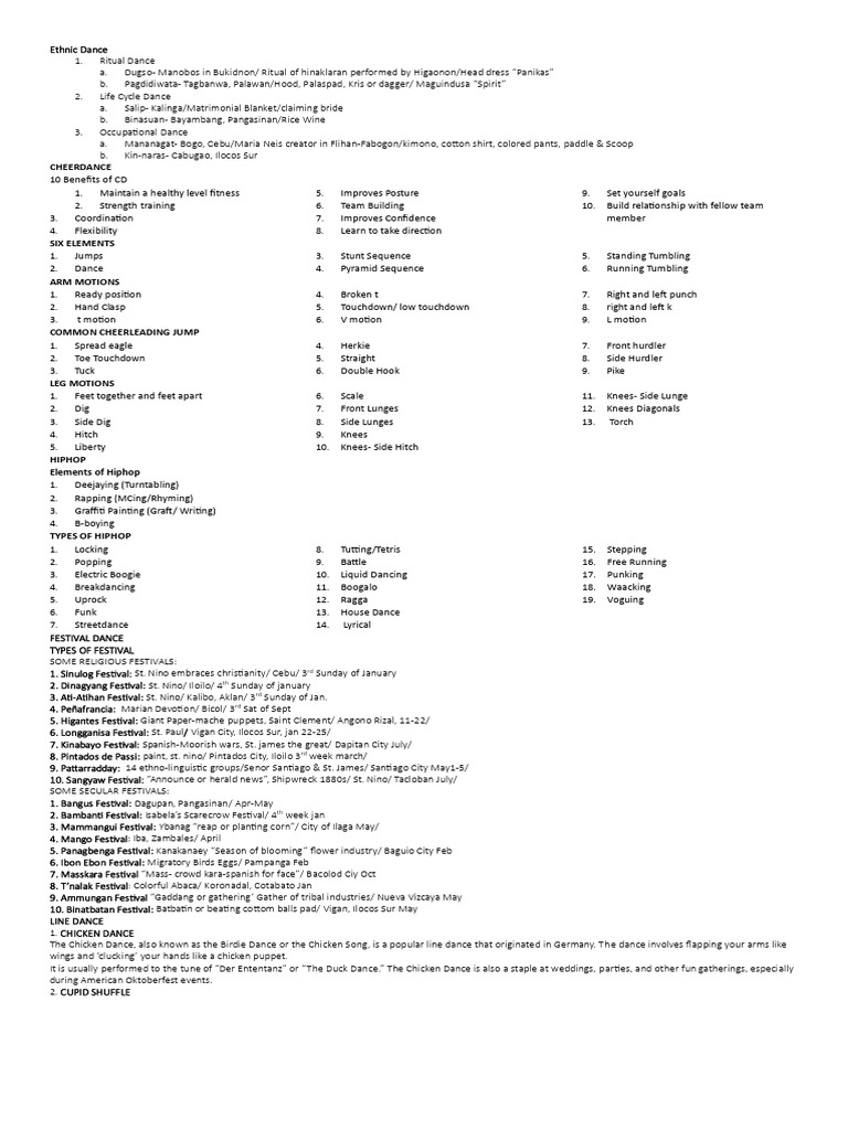 Ethnic Dance | PDF | Dances | Social Dance