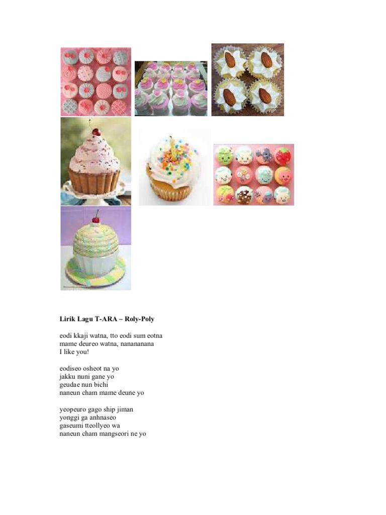 Cupcake Song Lyrics Compilation | PDF | Foreign Language Studies