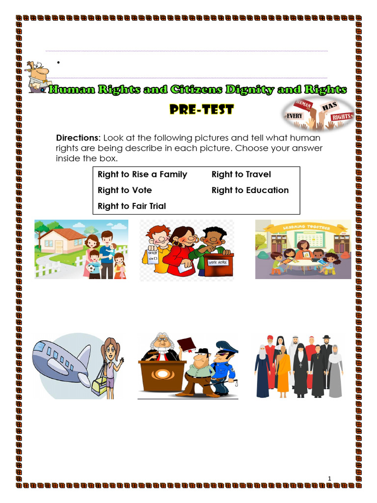 LS5 Worksheets (Human Rights) | PDF | Rights | Government And Personhood
