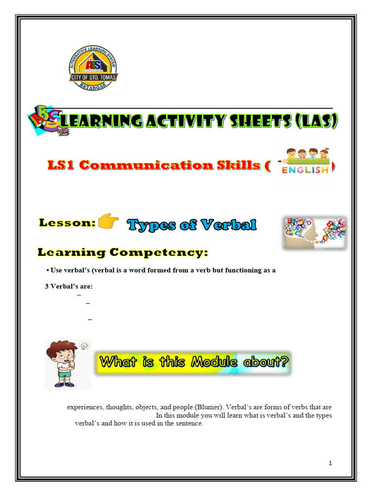 Understanding Verbals: Types and Uses | PDF | Verb | Adjective