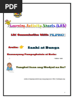 Modules With Worksheet (Sanhi at Bunga) . | PDF