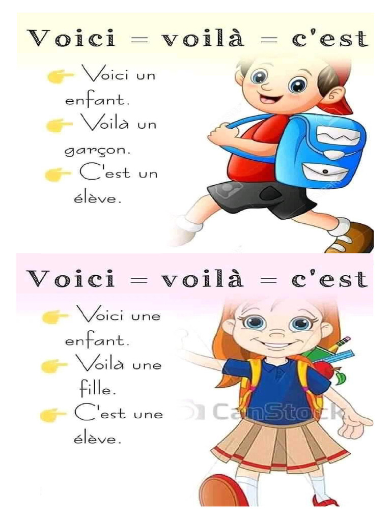 c'est voila voici | PDF