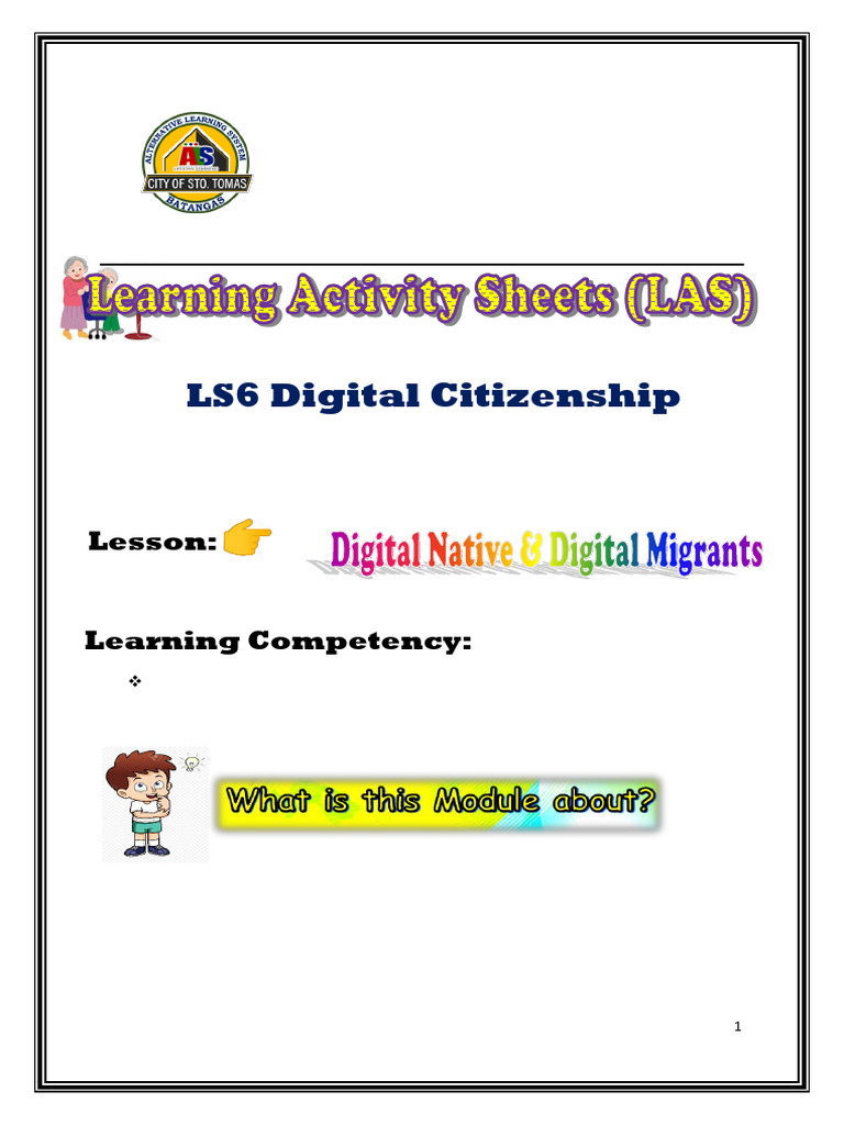 LS6 LAS (Digital Natives) | PDF | Computing
