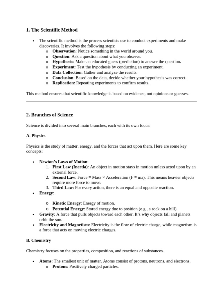 Science | PDF | Force | Science