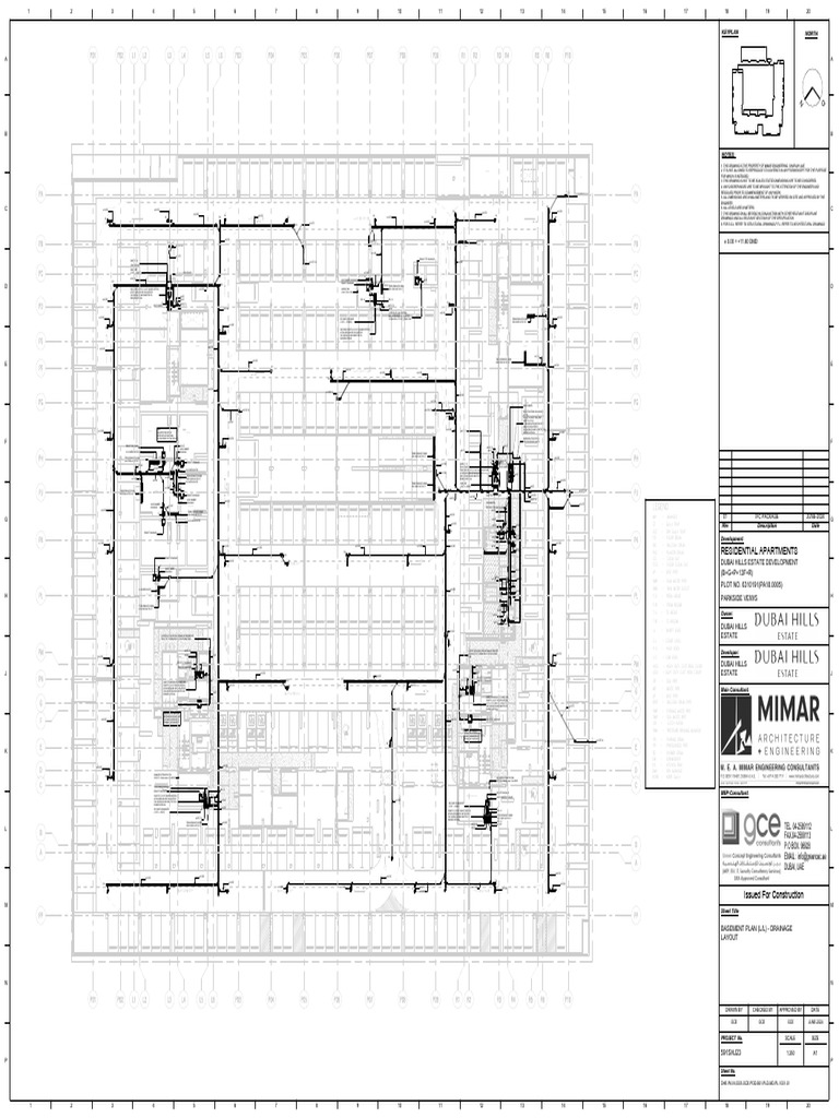 Drainage Layout for Engineers | PDF | Hydraulics | Turbomachinery