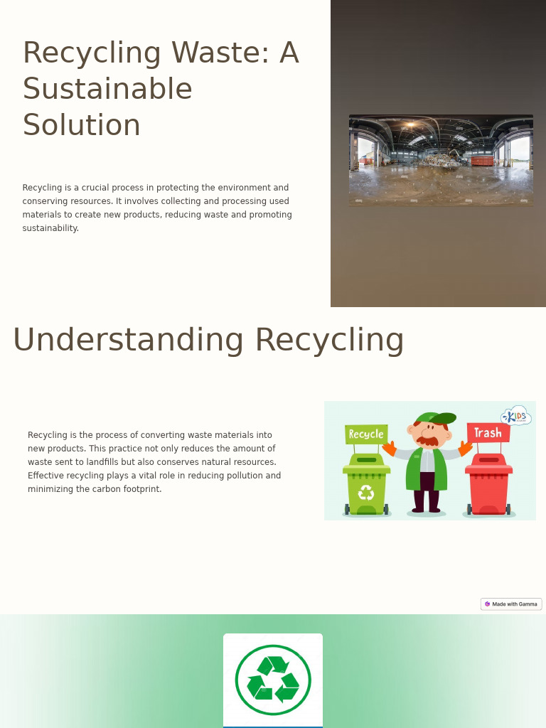 Recycling Waste | PDF | Recycling | Waste