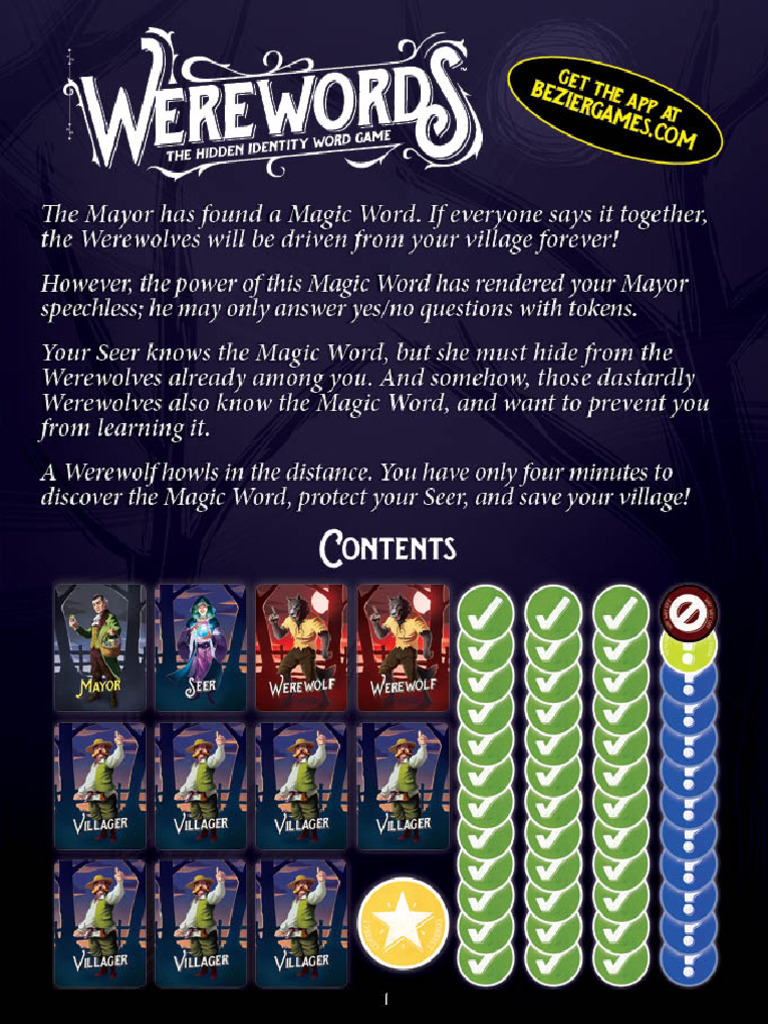 Werewords Rulebook | PDF