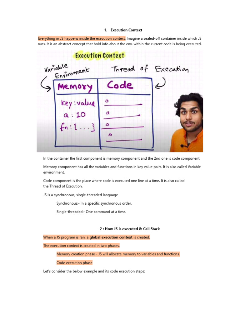 Namaste Javascript484 Notes Pdf Scope Computer Science Variable Computer Science
