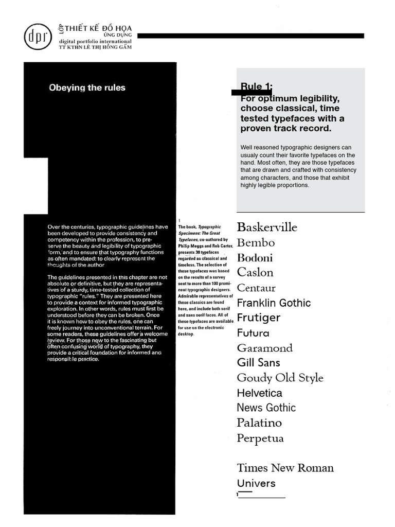 19RULES of TEXT | PDF | Typography | Typefaces