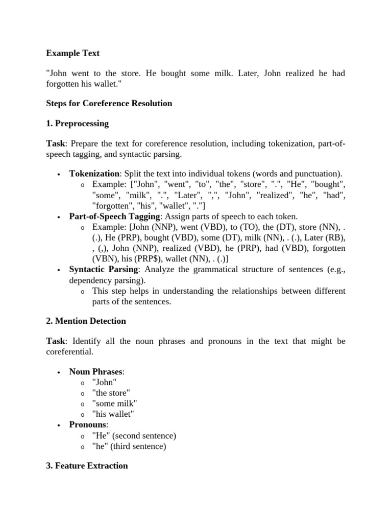 Implementation of Coreference Resolution | PDF | Grammatical Number ...