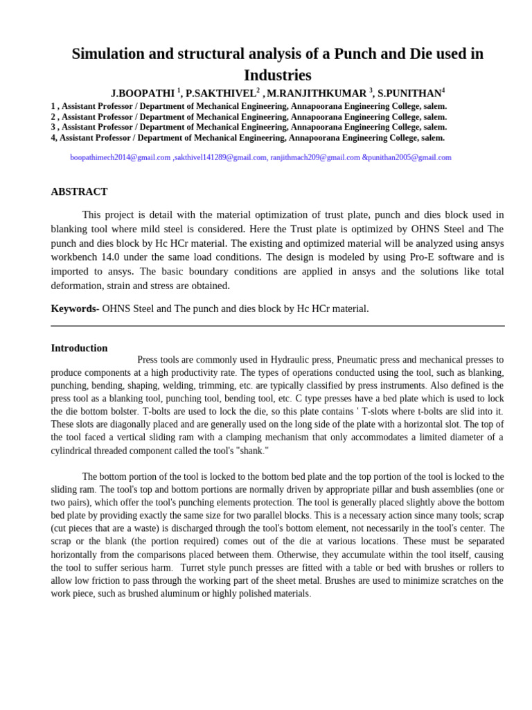 Journal 2 Boopathi | PDF | Mechanical Engineering | Applied And Interdisciplinary Physics