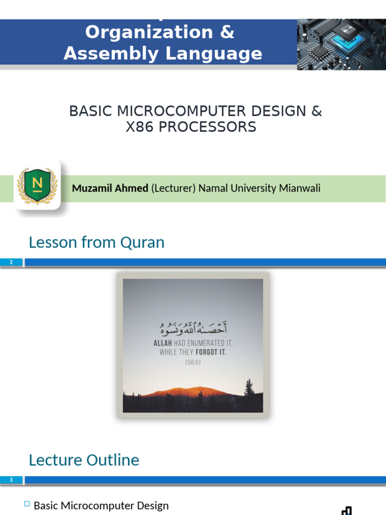 66 F 94 Be 58 A 2 C 1 LEC2 COALby Muzamil Ahmed | PDF | 64 Bit Computing | Central Processing Unit