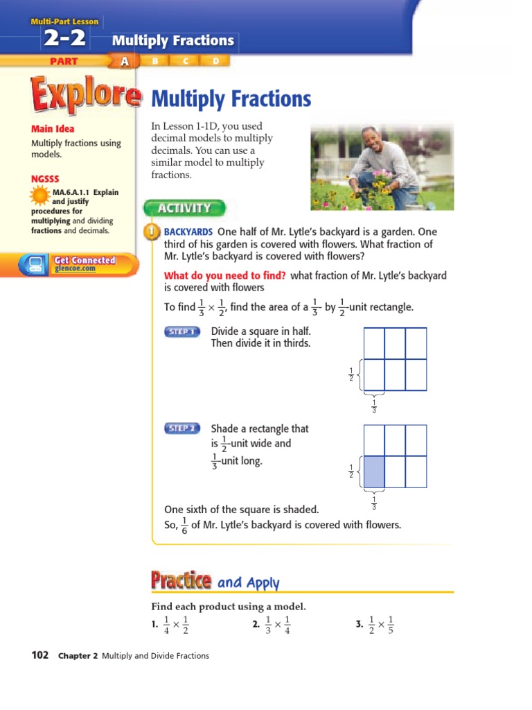 Multipart Lesson Multiplying Fractions | PDF | Fraction (Mathematics ...