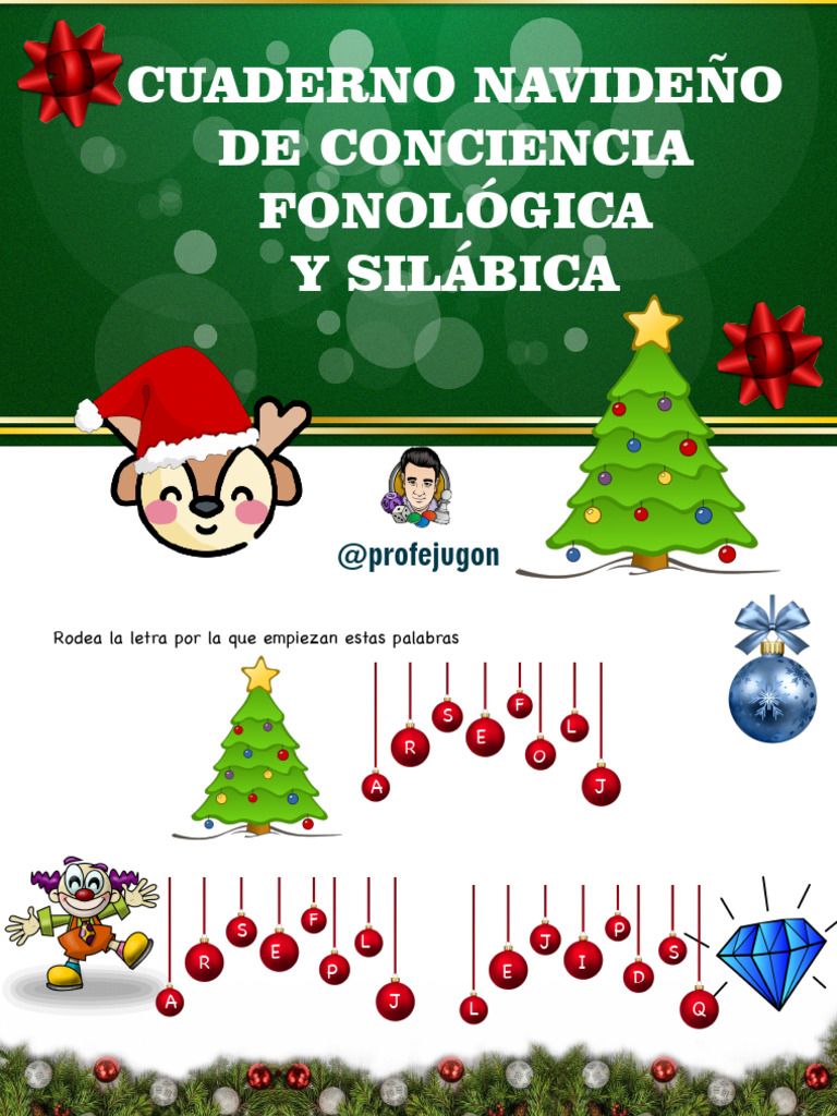 Cuaderno Navidad | PDF | Estrés (lingüística) | Voz humana