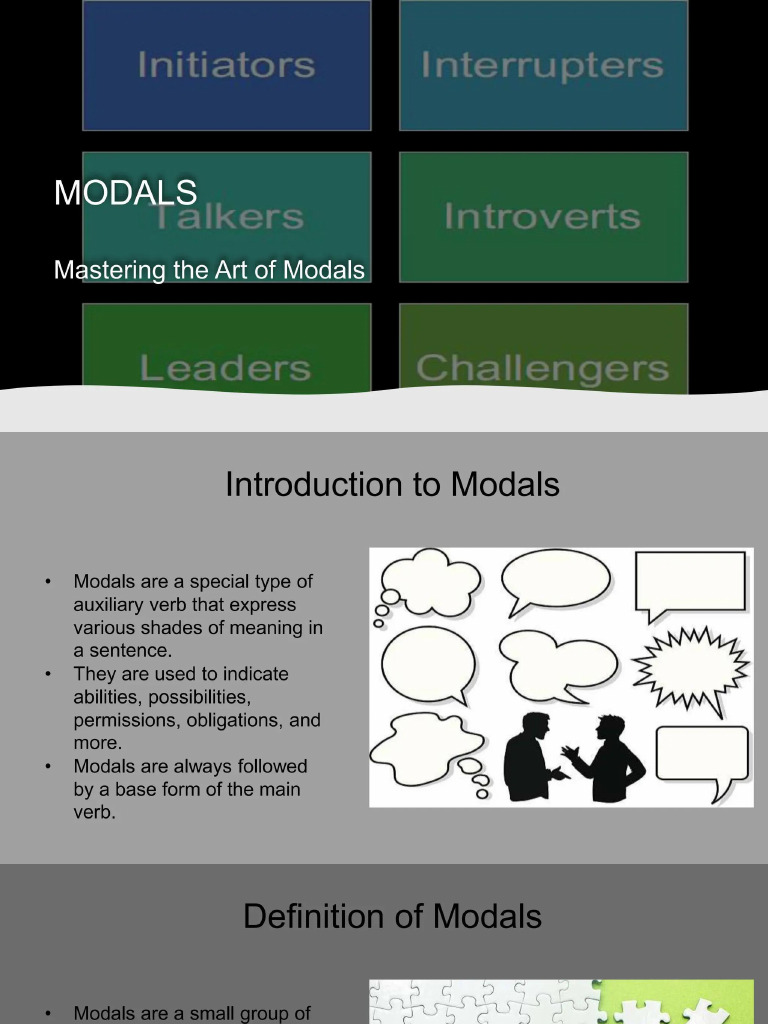 Modal Verbs | PDF