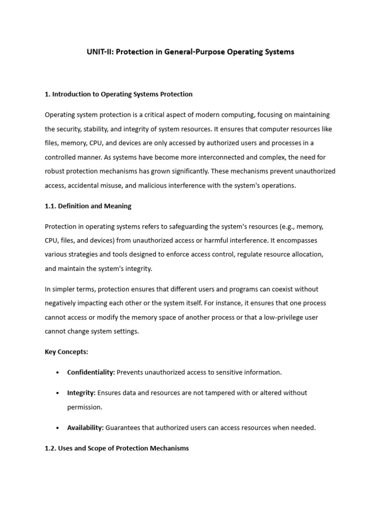 Security In Computing Unit 2 Lecture Notes Practice Mcqs Pdf Information Security Security