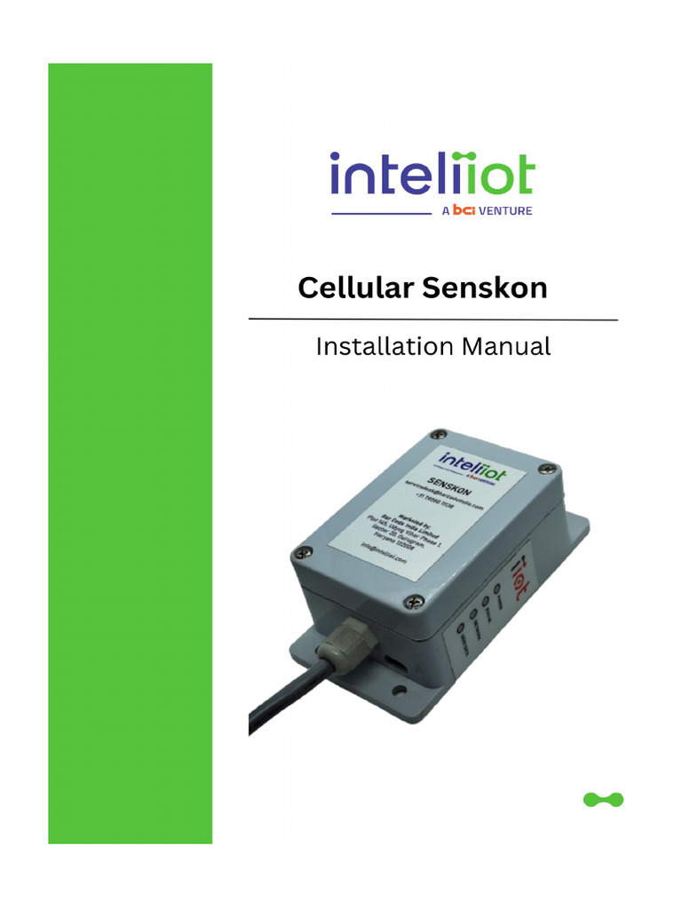 Senskon Device Installation Guide | PDF | Power Supply | Electrical ...